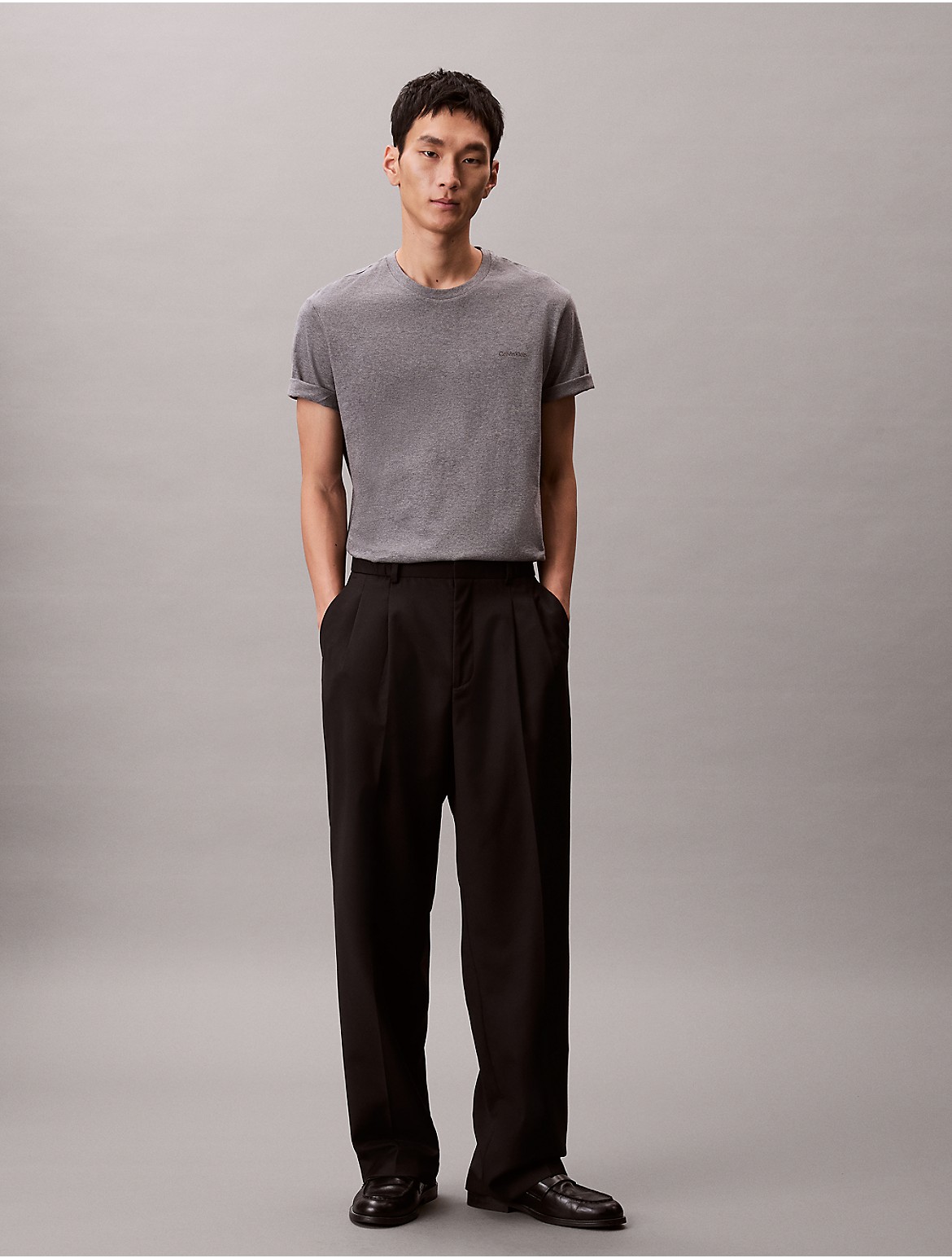 CALVIN KLEIN liquid touch crewneck t-shirt